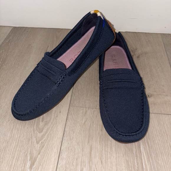 Rothy's | Shoes | Rothys The Driver Navy Driving Slip On Flat Loafer ...